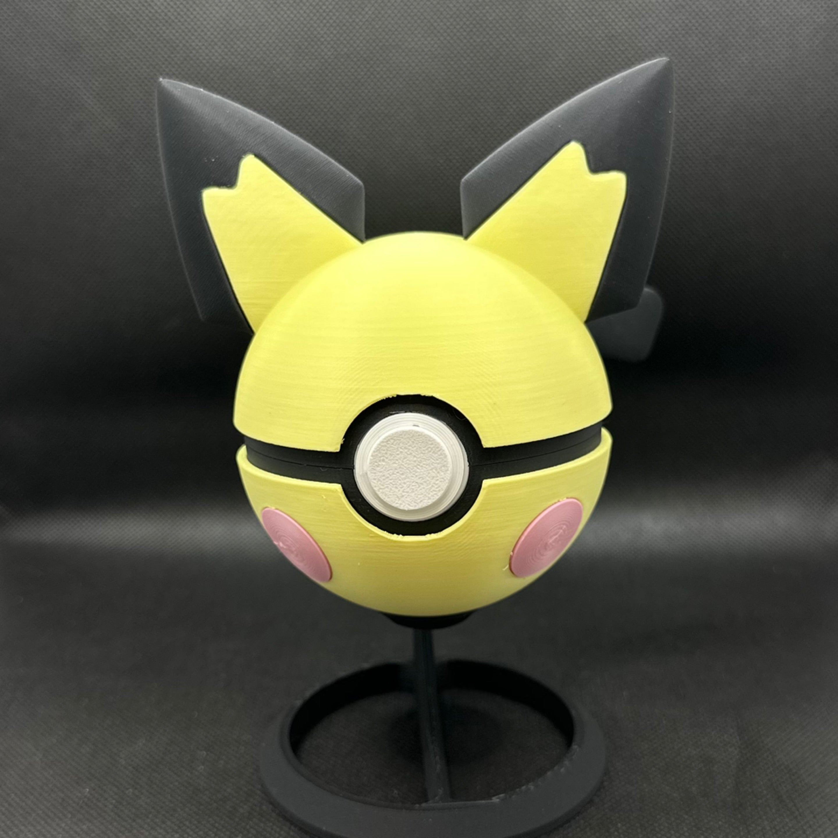 3D Printed Pichu-Themed Pokéball – Electric Cutie Capsule ⚡🎀 | The ...
